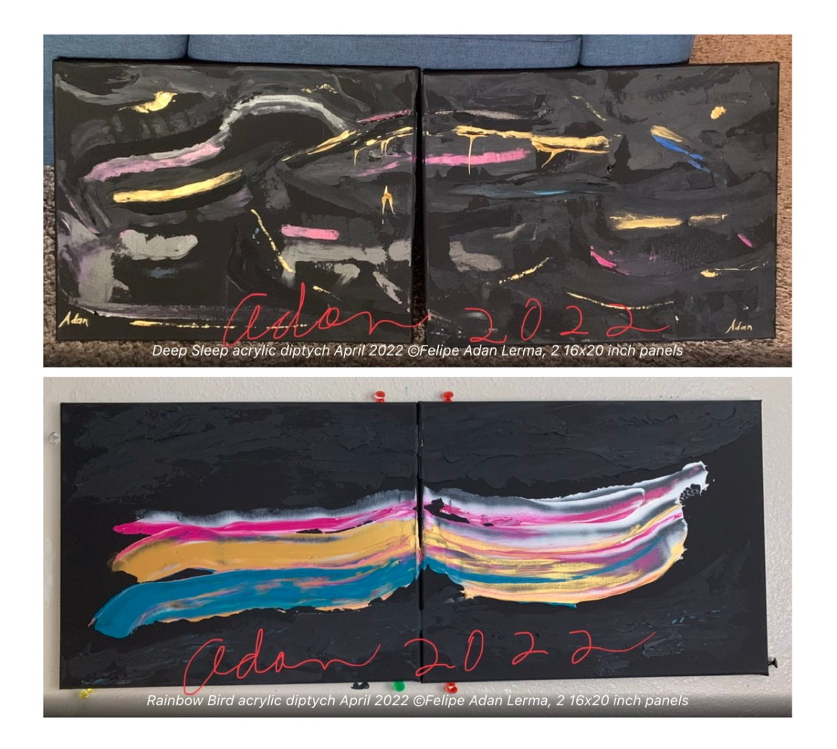 April 05, 2022 – Experimenting With Polyptychs, Part 3 – Black Panel ...